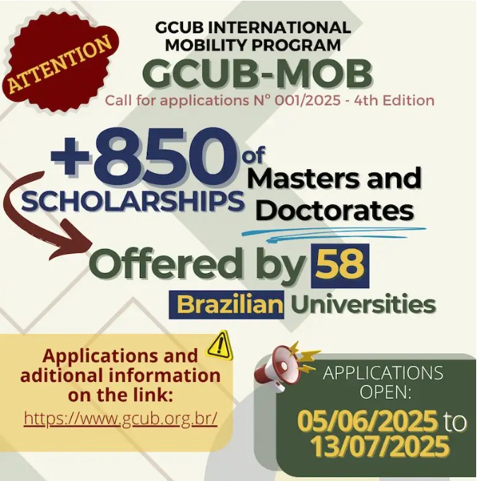 GCUB Brazil International Mobility Scholarship 2026 (Fully Funded ...